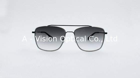 Double Bridge Sunglasses for men metal accessories 400 UV protection bestselling supplier