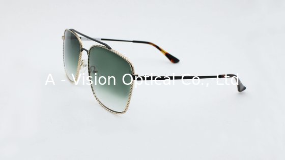 Double Bridge Sunglasses for men metal accessories 400 UV protection bestselling supplier