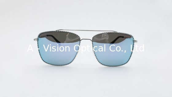 Double Bridge Sunglasses for men metal accessories 400 UV protection bestselling supplier