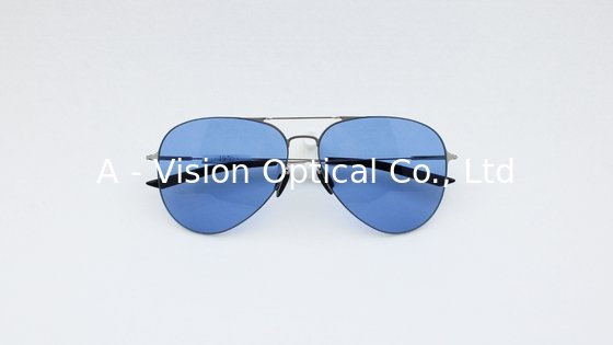 Men's Sunglasses Metal aviator Eyewear double bridge UV 100 Super light supplier