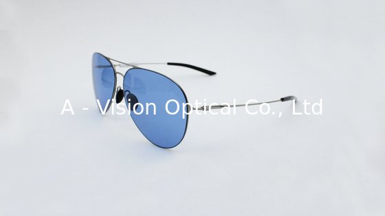 Men's Sunglasses Metal aviator Eyewear double bridge UV 100 Super light supplier