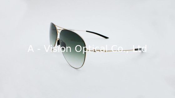 Men's Sunglasses Metal aviator Eyewear double bridge UV 100 Super light supplier