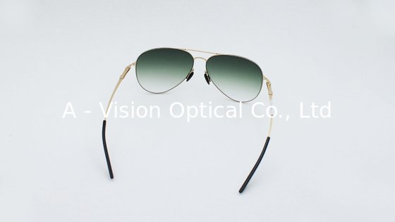 Men's Sunglasses Metal aviator Eyewear double bridge UV 100 Super light supplier