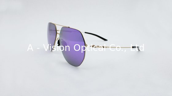 Double Bridge Metal Sunglasses Collection for Men Fashion Glasses UV 400 supplier