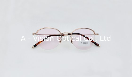 Pure Titanium Frames Simi rim Unisex Ultralight high quality cool eyeglass supplier