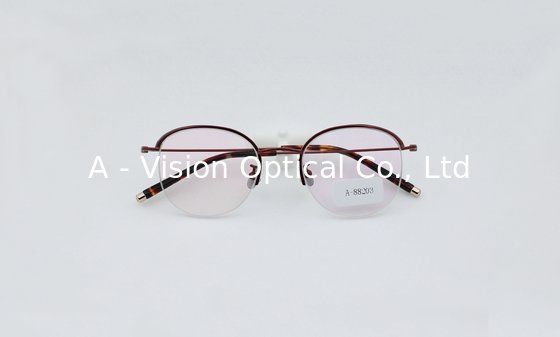 Pure Titanium Frames Simi rim Unisex Ultralight high quality cool eyeglass supplier