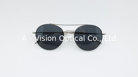 Men's Retro Vintage Style Double bridge Metal Sunglasses UV 400 Protection supplier
