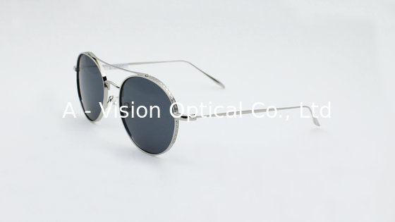 Men's Retro Vintage Style Double bridge Metal Sunglasses UV 400 Protection supplier