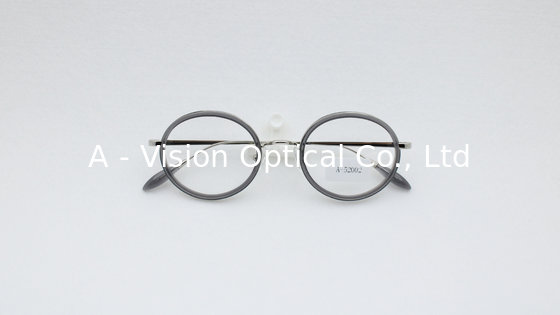 UltraLight titanium acetate Retro round Fashion Eyeglass frame for Men Women supplier