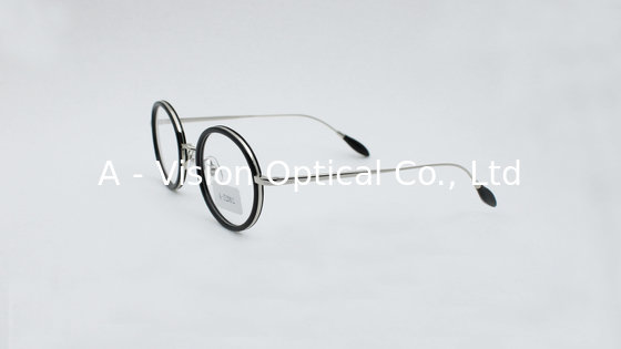 UltraLight titanium acetate Retro round Fashion Eyeglass frame for Men Women supplier