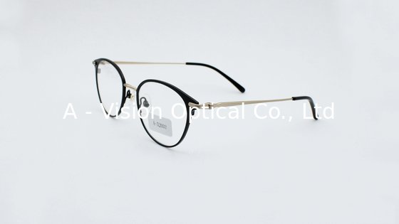 Vintage retro round style eyeglass frame super light titanium for Men Women supplier