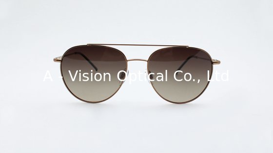 Round Aviator fashion Sunglasses metal new collection Unisex Men Women Sun protection supplier