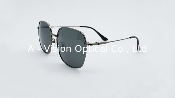 Men's Classic Square Sunglasses Business Daily style metal eyeglass UV 100% protection supplier