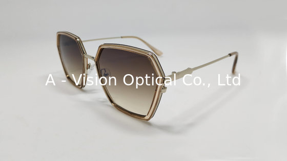 Fashion Designer Women Sunglasses Oversized Flat Top Square Frame UV 400 supplier