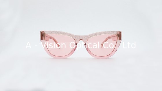 Acetate Handmade Sunglasses for Women Ladies with UV 400 Protection Retro Style for Driving Travel Lens Eyewear supplier