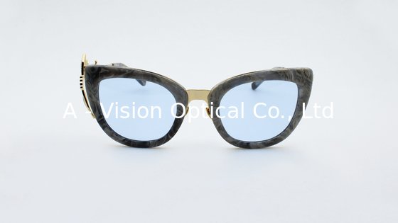 Women Sunglasses reduce Uv Rays shinning Decoration Sunglasses Acetate Frame Glasses Shades Polarised Uv400 supplier