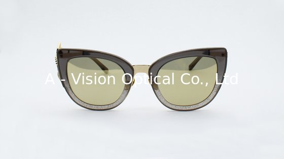 Women Sunglasses reduce Uv Rays shinning Decoration Sunglasses Acetate Frame Glasses Shades Polarised Uv400 supplier