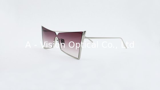 Half-rim frame One Piece Sunglasses Ladies Women Sunwear UV 400 nobby party style Daily accessories supplier