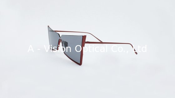 Half-rim frame One Piece Sunglasses Ladies Women Sunwear UV 400 nobby party style Daily accessories supplier