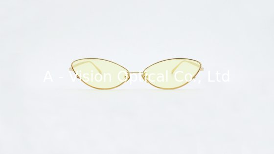 Small Cateye shape Sunglasses metal  frame Summer outdoor fashion Eyeglasses UV 400 Men Women supplier