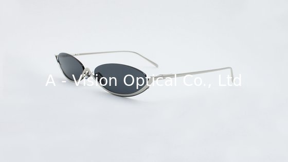 Unisex Vintage Cateye Sunglasses half rims metal  Summer Cool party live music Eyeglasses UV 400 supplier