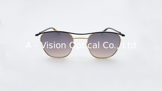 Fashion double bridge titanium Sunglasses super light for Men Women Driving Daily UV 400 protection supplier