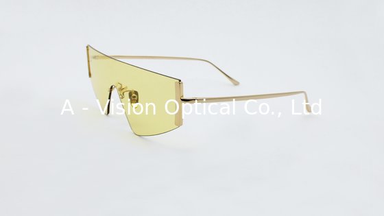 Creative Fashion Oversized Sunglasses Rimless One Piece Style Shades Women Eyewear new designer 2019 supplier