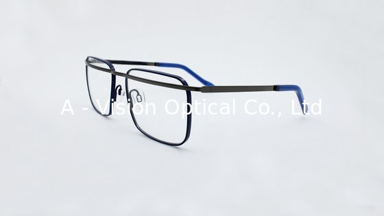 Creative designer metal Sunglasses Unisex Glasses Suqare shape demo clear lens supplier