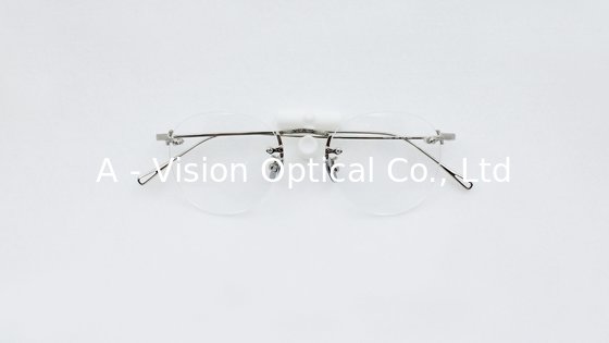 Rimless reading glasses metal b-titanium optical frame for women men super light supplier