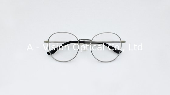 Oversized round shape Optical frame Unisex glasses fashion business daily metal collection supplier