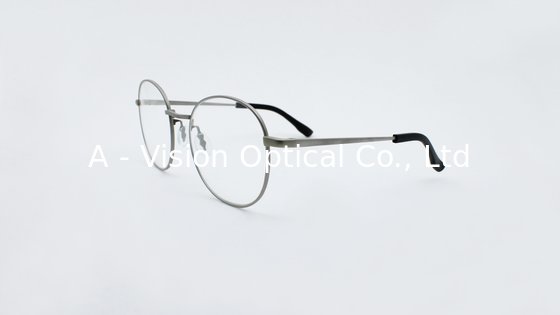 Oversized round shape Optical frame Unisex glasses fashion business daily metal collection supplier