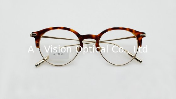 Chic round Acetate metal Lightweight Frame Anti Eyestrain Headache Blue Light Glasses Filter for Women Men supplier