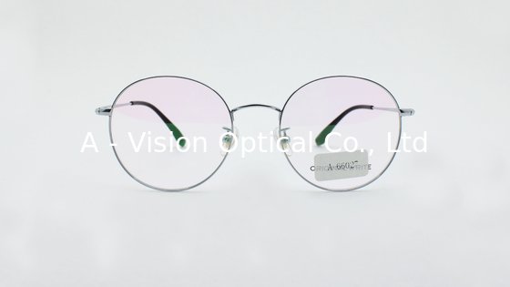 Metal Frame Round Eyeglasses Retro Metal Clear Lens Glasses Unisex Eyewear Beta titanium high quality supplier