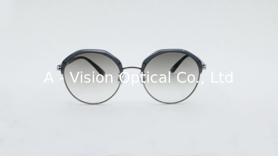 Women's Metal acetate combination Frame Sunglasses Classic Sunglasses Laides Fashion UV 400 protection Daily Wear supplier