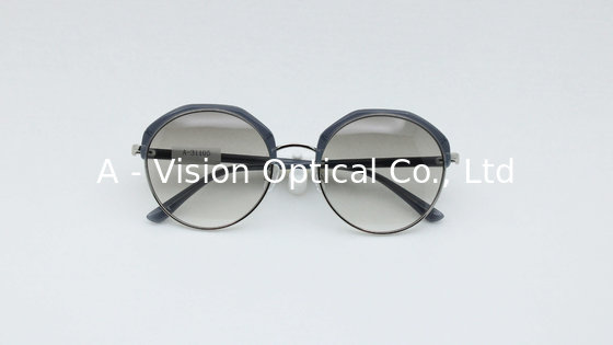 Women's Metal acetate combination Frame Sunglasses Classic Sunglasses Laides Fashion UV 400 protection Daily Wear supplier