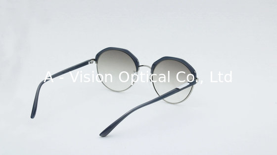 Women's Metal acetate combination Frame Sunglasses Classic Sunglasses Laides Fashion UV 400 protection Daily Wear supplier