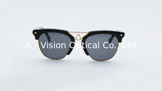 Unisex Mens Womens Sunglasses High quality acetate frame Special bridge designs UV 100% protection Cool Fashion Eyeglass supplier