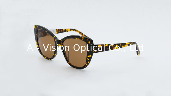 Retro big Cateye Shape Handmade high-end acetate Sunglasses for Mens Women UV 400 Fashion accessories supplier