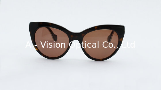 Retro Cateyes Sunglasses Oversized Eye Shape Acetate combined with metal frame Durable Eyewear UV 400 glasses supplier