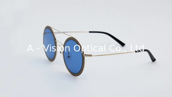 Retro Style Round Sunglasses Metal Circle nylon lens Sunglasses for Women with UV 400 protection New in 2019 supplier