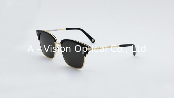 Classic Square Shape Sunglasses acetate frame metal collection Polarized Sun lens UV 400 for Men Women supplier
