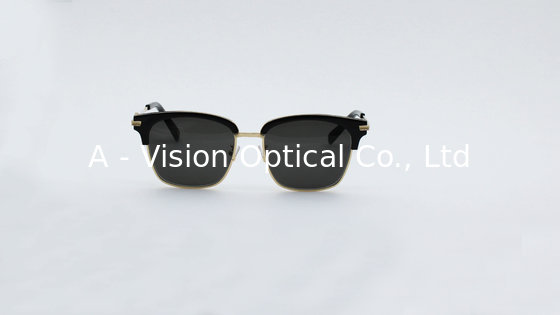 Classic Square Shape Sunglasses acetate frame metal collection Polarized Sun lens UV 400 for Men Women supplier