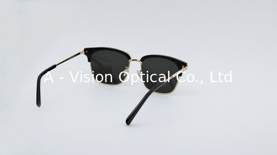 Classic Square Shape Sunglasses acetate frame metal collection Polarized Sun lens UV 400 for Men Women supplier