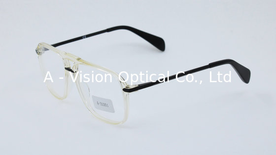 Casual Fashion Basic Square Frame Clear Lens Eye Glasses Handmade acetate high end designs supplier
