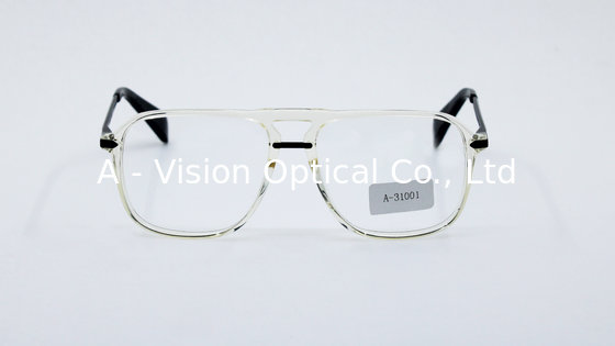 Casual Fashion Basic Square Frame Clear Lens Eye Glasses Handmade acetate high end designs supplier
