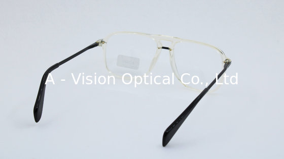 Casual Fashion Basic Square Frame Clear Lens Eye Glasses Handmade acetate high end designs supplier