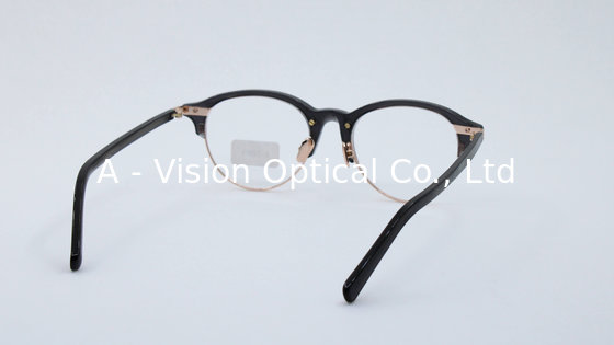 Trendy Round Women Men Eyeglasses Unisex Eyewear frame acetate metal combination new design 2019 supplier