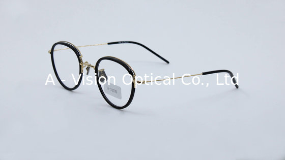 Round Optical Eyewear Non-prescription Eyeglasses Frame Vintage Eyeglasses Clear Lens for Women and Men supplier