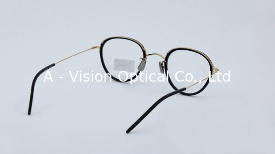 Round Optical Eyewear Non-prescription Eyeglasses Frame Vintage Eyeglasses Clear Lens for Women and Men supplier