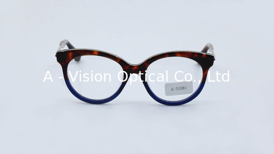 Anti Blue Light Reading Glasses Acetate Cateye Frame Eyewear for Women and Men Retro style supplier